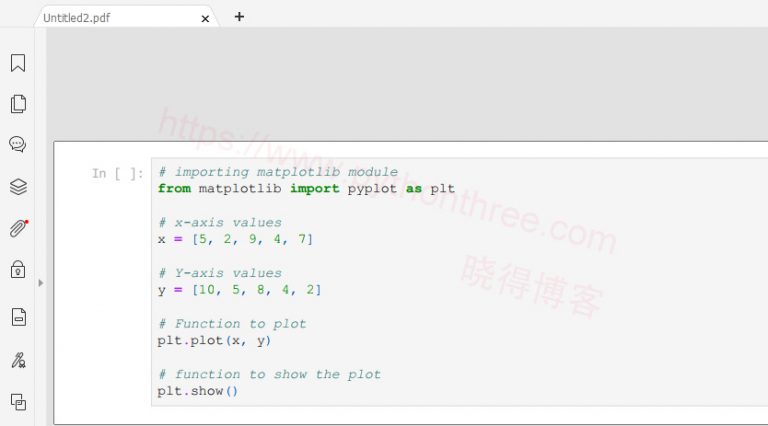 Jupyter notebook转换为其他格式 - 晓得博客 - Jupyter Notebook教程