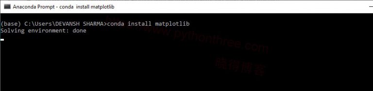 Matplotlib安装 晓得博客 Matplotlib教程