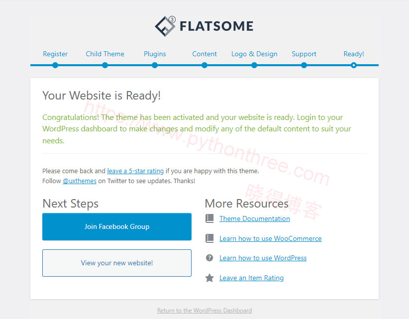 Flatsome主题安装 - 晓得博客 - Flatsome主题建站教程