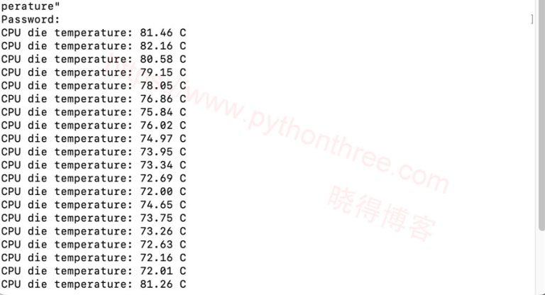 如何检查Macbook CPU温度 - 晓得博客 - Mac