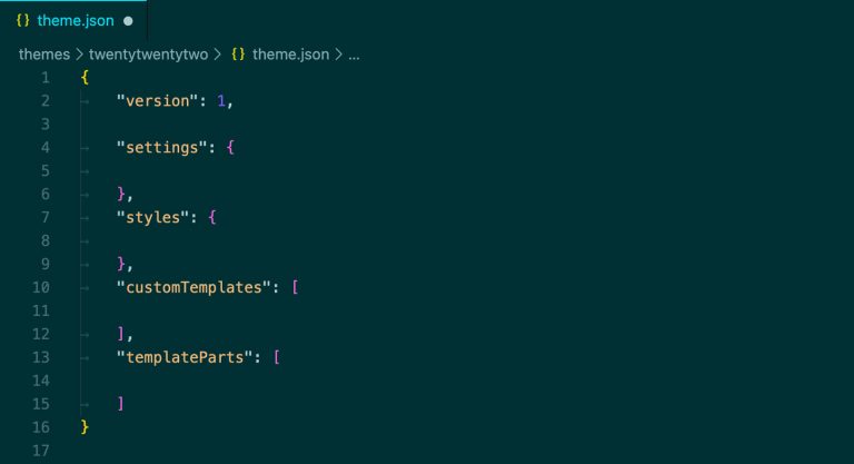 什么是Theme.json文件 - 晓得博客 - WordPress建站