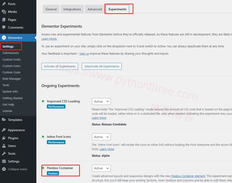 Elementor Container Widget容器小部件 - 晓得博客 - Elementor教程