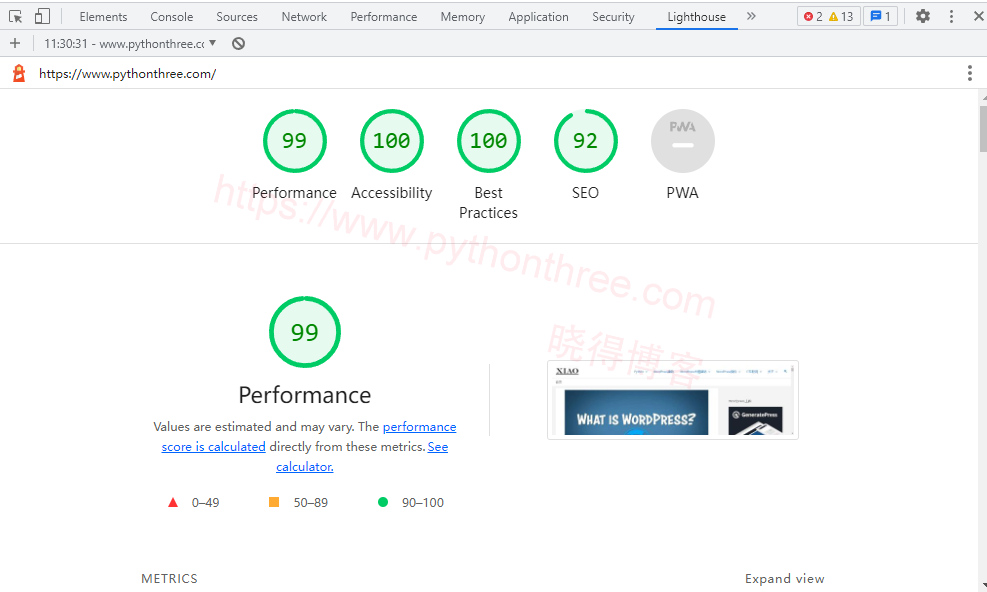 什么是Google Lighthouse - 晓得博客 - 互联网