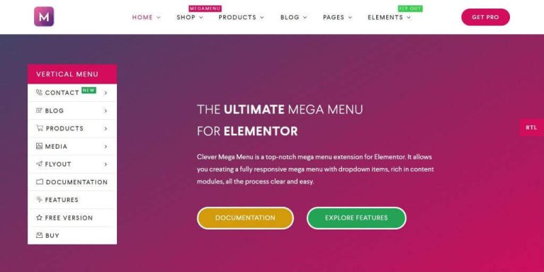 6个最佳Elementor Mega Menu超级菜单插件 - 晓得博客 - Elementor教程