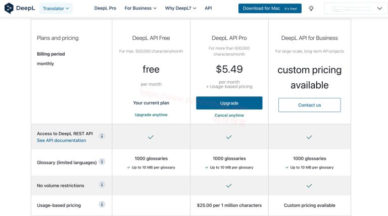 如何获取DeepL API Key自动翻译网站 - 晓得博客 - 互联网