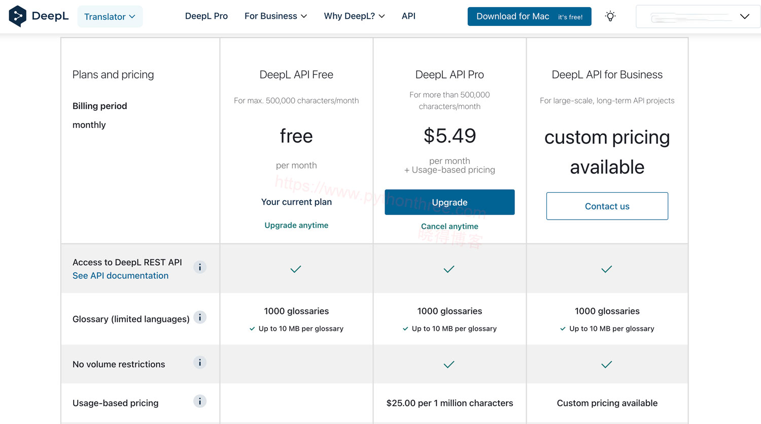 如何获取DeepL API Key自动翻译网站 - 晓得博客 - 互联网