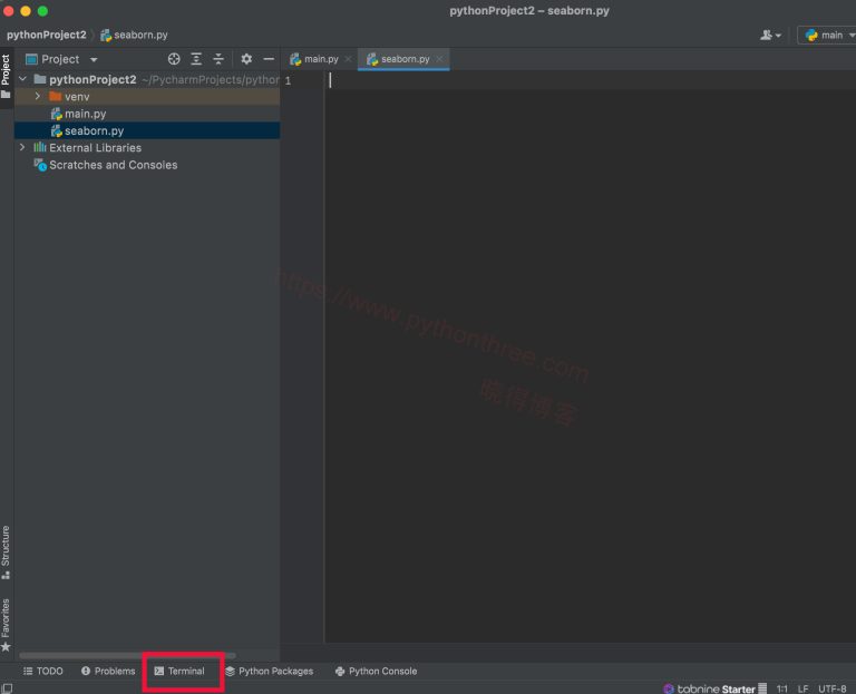 如何在Pycharm中安装Seaborn - 晓得博客 - Pycharm教程